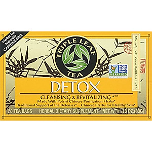 Triple Leaf Tea: Tea,Detox, 20 ct