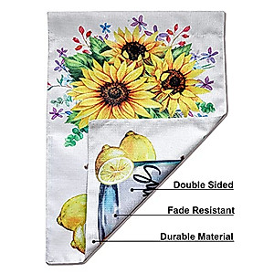 Garden Flag Sunflowers Summer Outdoor Yard Flags for Garden Decor Double Sided 12.5X18 Inch (04-sunflower)