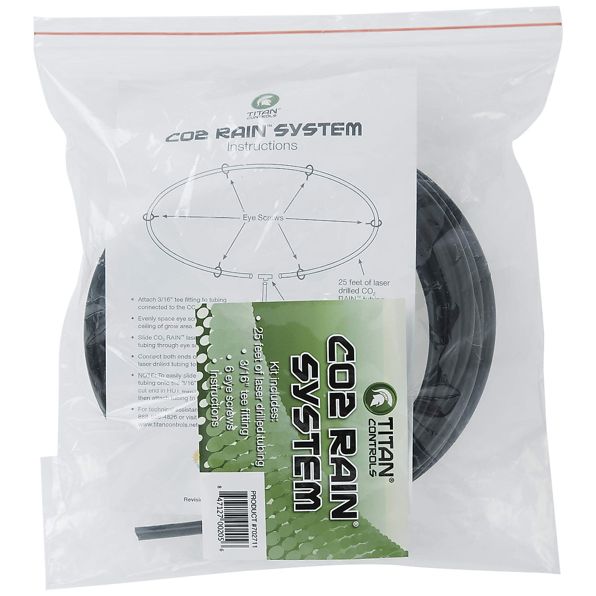 Titan Controls Carbon Dioxide (CO2) Rain System w/ 25' Tubing (702711)