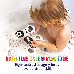 merka Bath Books for Toddlers, Bath Letters and Numbers for Toddlers, Set of 36 Floating Flashcards, ABCs, and Numbers, Learning Activities for Babies and Preschool Kids, Alphabet Learning Toys