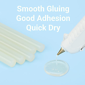 ENPOINT Glow in The Dark Hot Glue Sticks, 36 Pack Hot Melt Glue Sticks, Adhesive Glue Sticks for Crafting, Christmas Decoration, Art, DIY, Full Size 4" Long x 0.43" Dia for Low and High Temp