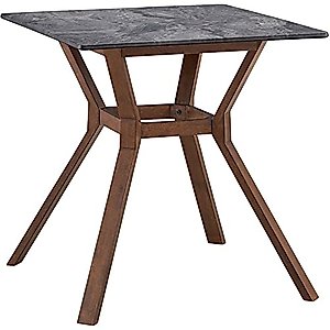 Coaster Furniture Parkersburg Square Paladina and Natural Walnut Counter Height Table 192758
