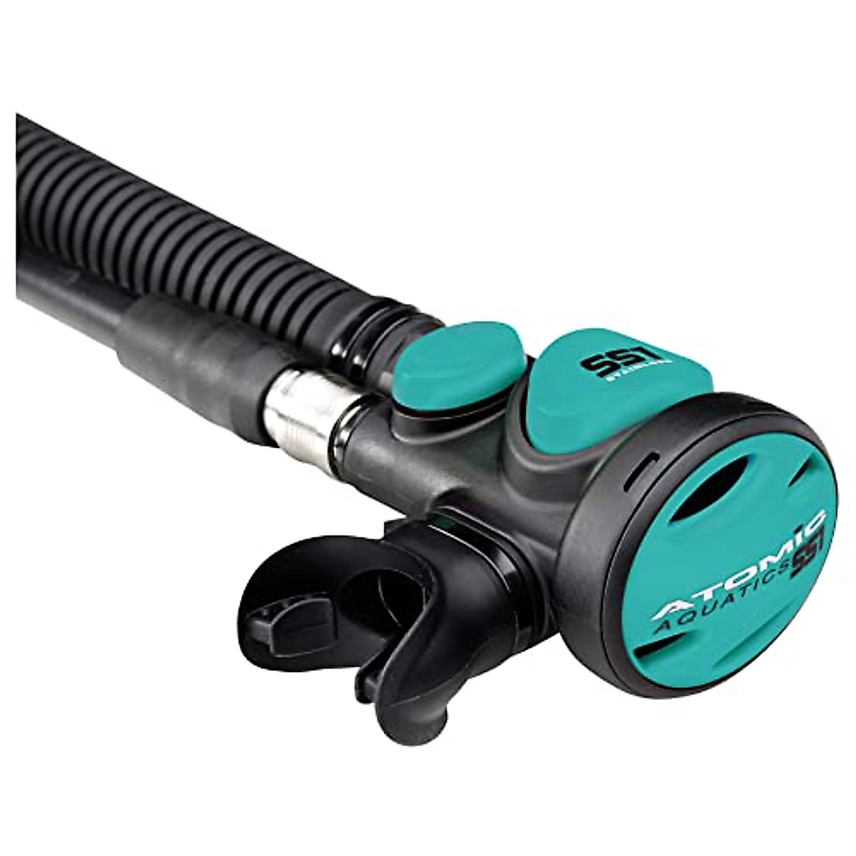 Atomic Aquatics SS1 Safe Second Alternate Air Source Regulator Octopuses - Aqua