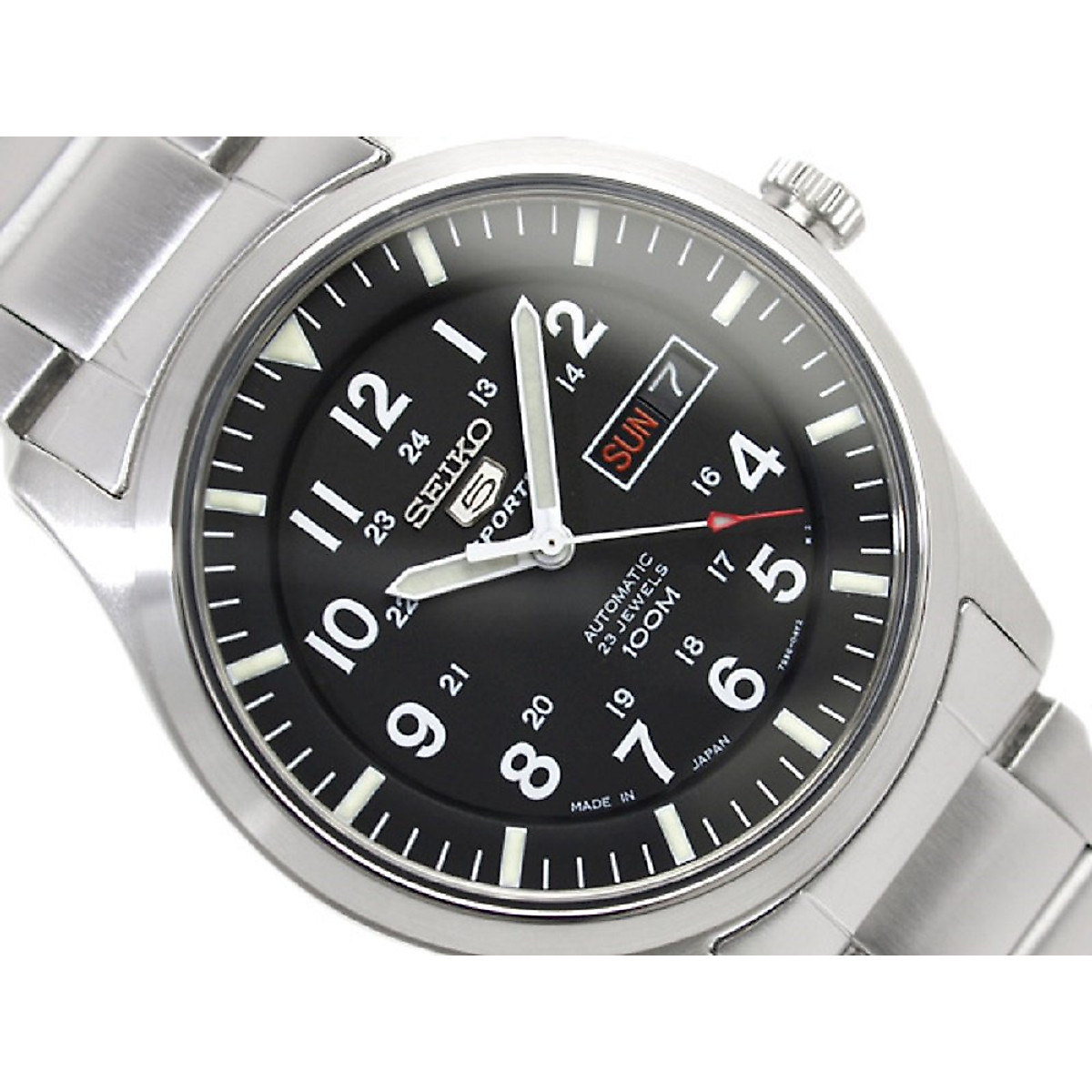 SEIKO Men's self-Winding Watch Made ​​in Japan Black SNZG13J1