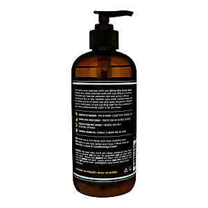 Barrel and Oak - All-In-One Body Wash, Men's Body Wash, Men's Soap for Hair, Face, & Body, Refreshing & Balanced Cleanser, Oil-Based(Black Oak, 16 oz)