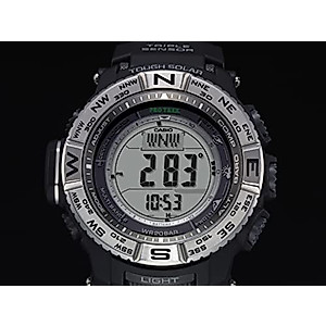 Casio Men's Pro Trek PRW-3500-1CR Solar Powered Atomic Resin Digital Watch