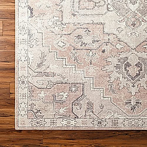 Becki Owens x Surya Elle Medallion Area Rug , 6'7" x 9', Taupe