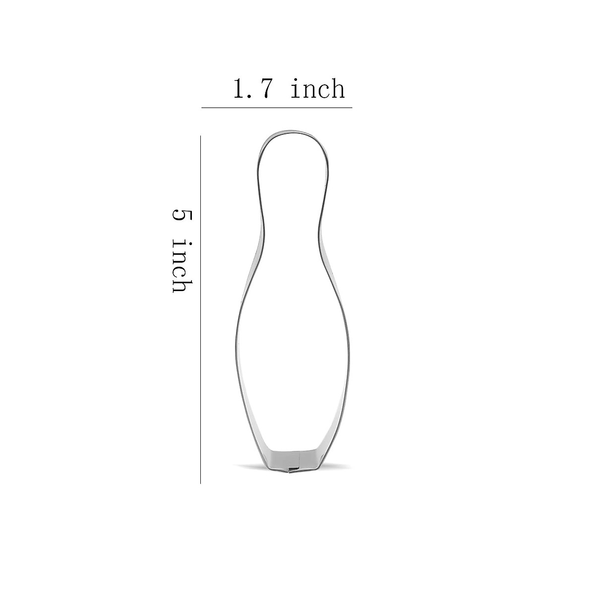Bowling Pin and Bowling Ball Cookie Cutter - Stainless Steel