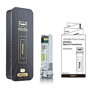 10GBase-SR SFP+ Transceiver, 10G 850nm MMF, up to 300 Meters, Compatible with HPE ProCurve J9150A HPE Aruba J9150D J9150DCM JL748A
