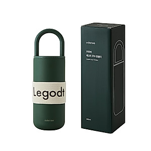 Odense Legodt Loop Tumbler 20oz with Lid and Handle - Insulated Tumbler with Leak-Resistant Lid - Double Stainless Steel Travel Coffee Mug, Water Bottle, Keeps Drinks Hot or Cold(Sweet Pumpkin)