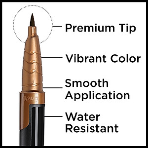 BodyMark Freckle Pen, Soft Brush Tip, 1 Count Pen in Dark Brown Freckle, Cosmetic Quality Freckle Pen for Skin