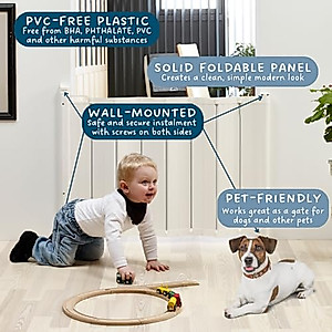 BabyDan Guard Me Retractable Safety Gate Extra Wide 25-44.6" - White