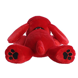 Aurora® Playful Clifford® Laying Clifford Stuffed Animal - Childhood Nostalgia - Lasting Companionship - Red 11 Inches