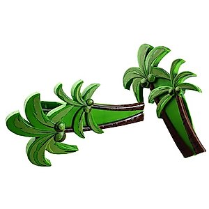 Coconut Tree Style Beach Towel Clips Jumbo Size for Beach Chair, Cruise Beach Patio, Pool Accessories for Chairs, Household Clip, Baby Stroller. by C&H Solutions