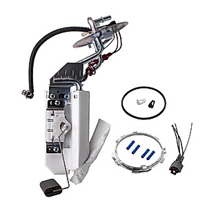 Electric Fuel Pump Assembly Replacement for Compatible with 1990 1991 1992 1993 1994 1995 1996 Ford F150 F250 F350 1997 F-250 HD (After Axle Tank; Steel Tank; 18 Gal Tank) Replaces SP2007H