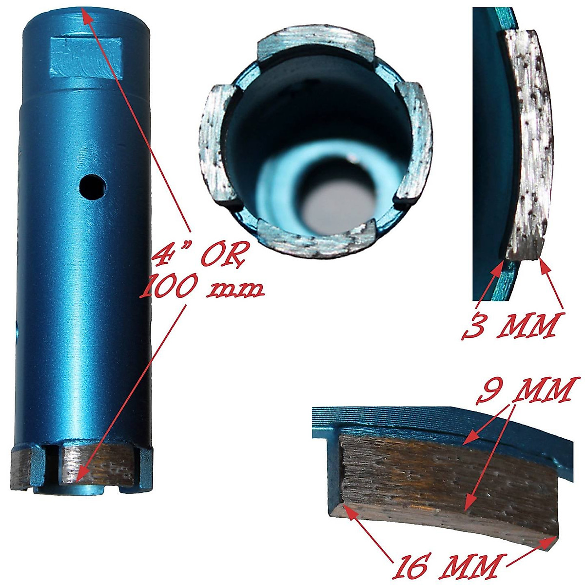 STADEA diamond drill bit hole saw core drill bit 1 1/4" or 32 MM for Granite Marble Concrete Stone Masonry coring