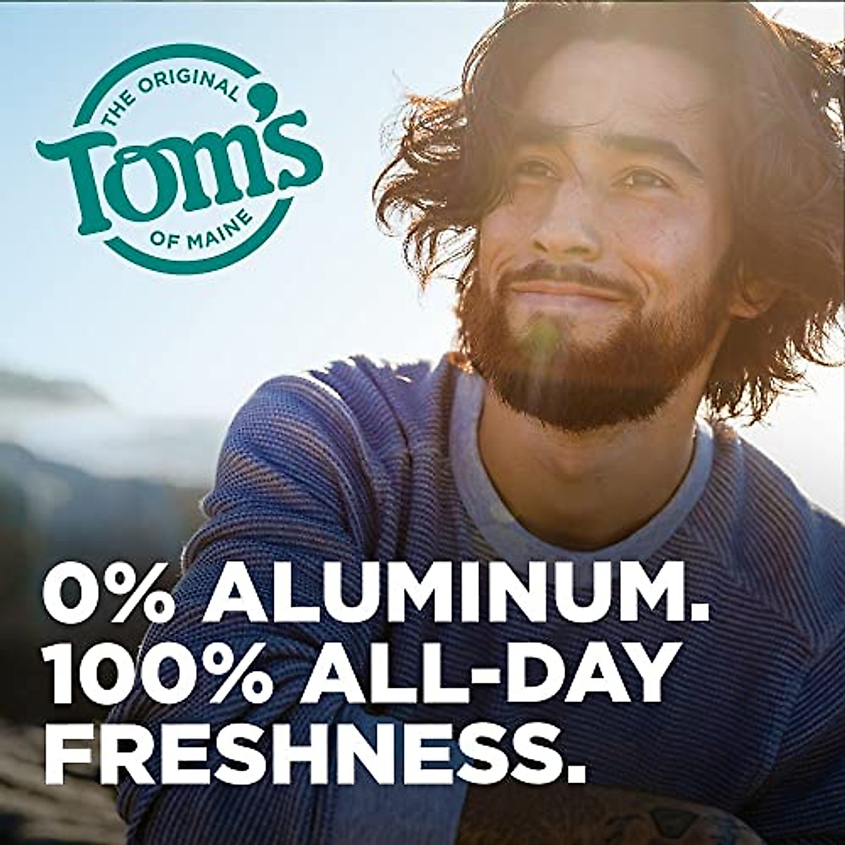 Tom's of Maine Complete Protection Aluminum-Free Natural Deodorant Variety Pack of 2: Eucalyptus & Sandalwood and Cedar & Vetiver, 2.6 oz