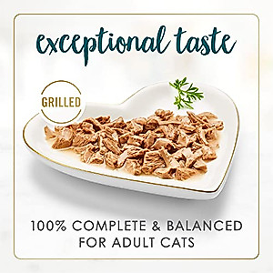 PURINA Fancy Feast Grilled Wet Cat Food, Grilled Turkey Feast in Gravy, Wet Cat Food with No Artificial Preservatives or Colors, 3 Ounce Can (Pack of 12)