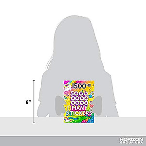 Just My Style 1500+ Stickers, Kawaii Y2K Sticker Book with Positivity Quotes, Sweet Treats, Unicorns, Fun Craft Stickers, for Girls Kids Teens Adults