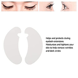 100Pcs Under Eye Pads, U Shaped Eyelash Extension Eye Pads Patches Tools Eye Gel Pads Patches Kit for Makeup Beauty Salon
