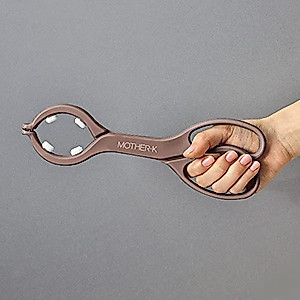 MOTHER-K Baby Bottle Tongs, Non-Slip Grip for Holding Baby Items hygienically Without Touching (Navy)