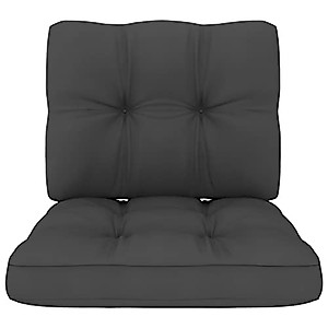 imasay Pallet Sofa Cushions 2 pcs Anthracite,Weight 1,7