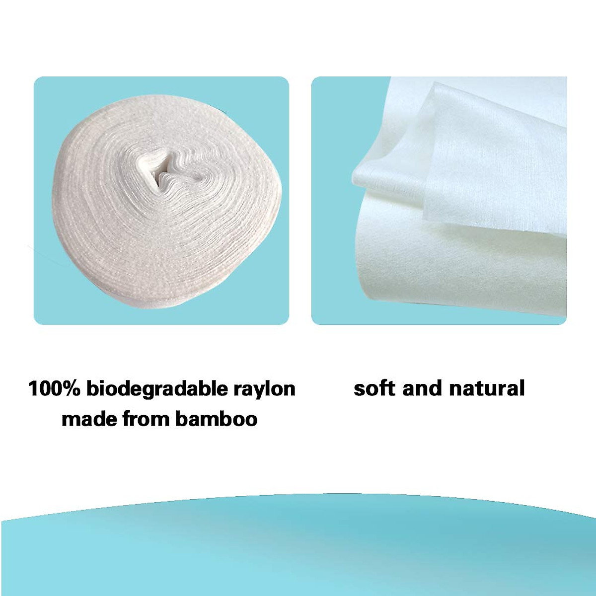 LVBB 100% Bamboo Biodegradable Rayon Cloth Diaper Liners Disposable, Gentle and Soft Bamboo Diaper Liners, Fragance Free and Chlorine Free Disposable Diaper Liners,White,100 Count/Roll (Pack of 4)