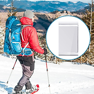 Macarrie 100 Pack Emergency Thermal Blankets Silver Foil Survival Blanket Space Blanket Survival Kit for Outdoors, Camping, Hiking, Homeless, Survival or First Aid (Silver)