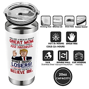 Gifts for Mom from Daughter Son - Mom Birthday Gifts, Birthday Gifts for Mom, Mother Birthday Gifts - Mothers Day Gifts, Mothers Day Gifts for Mom Wife - New Mom Gifts for Women - 20 Oz Mom Tumbler