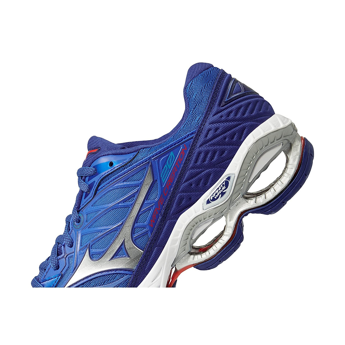 Mizuno Women's Men's Wave Creation 20 Running Shoe, Turkish Sea, 10.5