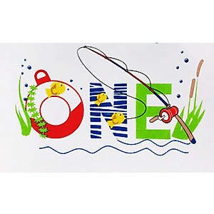 Kewlent Baby Boys Fishing 1st Birthday Outfit Cake Smash Bowtie Romper + Shorts + Suspenders + Hat Clothes Set for Photo Shoot(Blue02,12-18 Months)