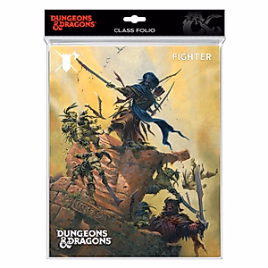 Ultra-Pro 18596 Dungeons & Dragons Class Folio Fighter Accessories, Multi-Colour