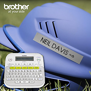 Brother P-touch, PTD210, Easy-to-Use Label Maker, One-Touch Keys, Multiple Font Styles, 27 User-Friendly Templates, White