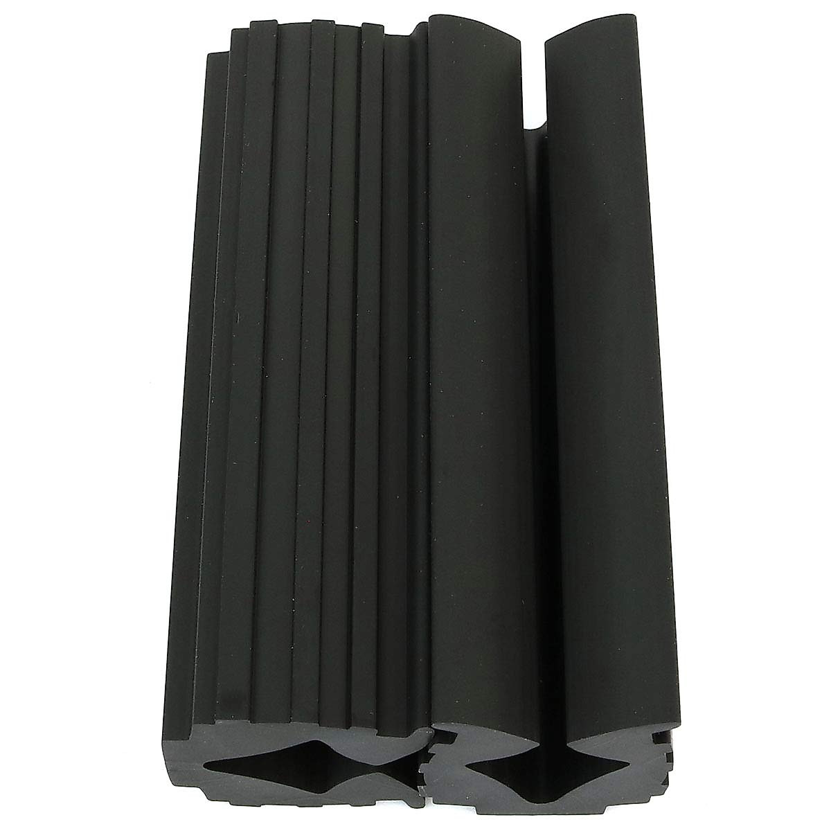 LQ Industrial Golf Shaft Clamp 2PCS Black Rubber Vise Clamps Golf Club Regripping Tool Re-Shaft Head Extractor Repair Tool