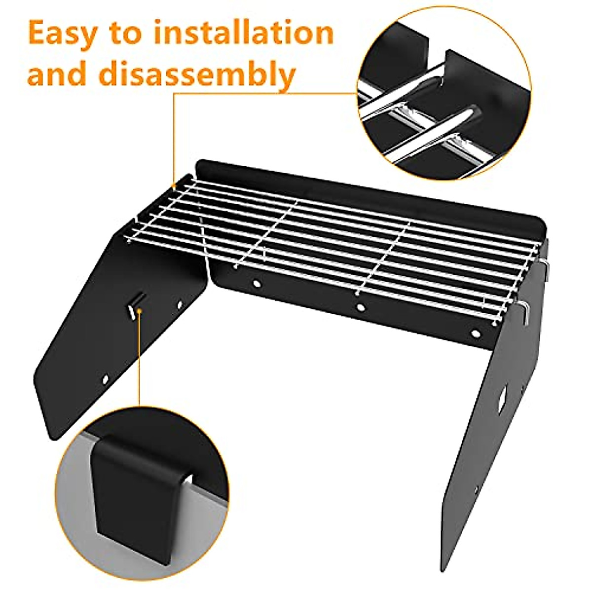 17 Inch Griddle Wind Guard/Wind Screen and Griddle Warming Rack for Blackstone 17 Inch Griddle, Griddle Accessories Kit for Blackstone (For 17")