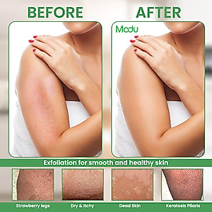 Modu 6 Pcs Korean Exfoliating Mitt Bath Washcloth 6.7 x 5.5 in - Asian Italy Towel (Small 6 Pcs Green)