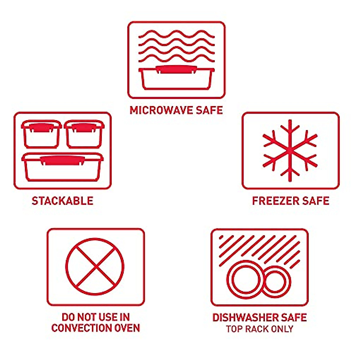 Sistema Microwave Collection Steamer, Medium, 83.5 oz./2.4 L, Red