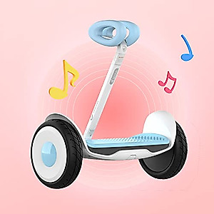 Segway Ninebot S Kids, Smart Self-Balancing Electric Scooter, 800 Watts Power, Max 8 Miles Range & 8.7MPH, Hoverboard with LED Light, Compatible with Mecha kit, UL-2272 Certified