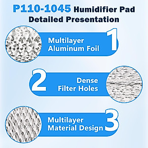 Sxkxm 10 Water Panel Humidifier Filter Humidifier Pad Compatible with Lennox Healthy Climate #10 X2660 Fits WB2-12 WB2-12A HCWB2-12 HCWB2-12A WB3-12 WB3-12A HCWB3-12 HCWB3-12A Humidifiers