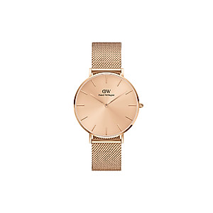 Daniel Wellington Petite Unitone 36mm Unisex Watch, Japanese Quartz Movement Classic Stainless Steel (316L) Rose Gold Watches for Men and Women