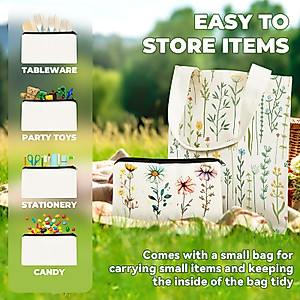 Amylove 24 Pcs Mini Canvas Tote Bag Set Include Small Canvas Bag Blanks Small Pouches with Zipper for Sublimation(Natural Color,8.5 x 8)