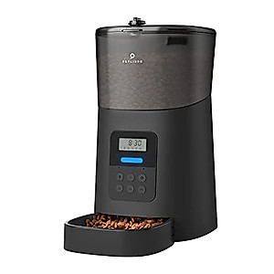 PETLIBRO Automatic Dog Feeder 6L Auto Dry Food Dispenser for Large Breed with Lock Lid for Naughty Pet, Timed Cat Feeder Low Food LED Indication with Anti-Clog Design Up to 50 Portion & 6 Meals Daily