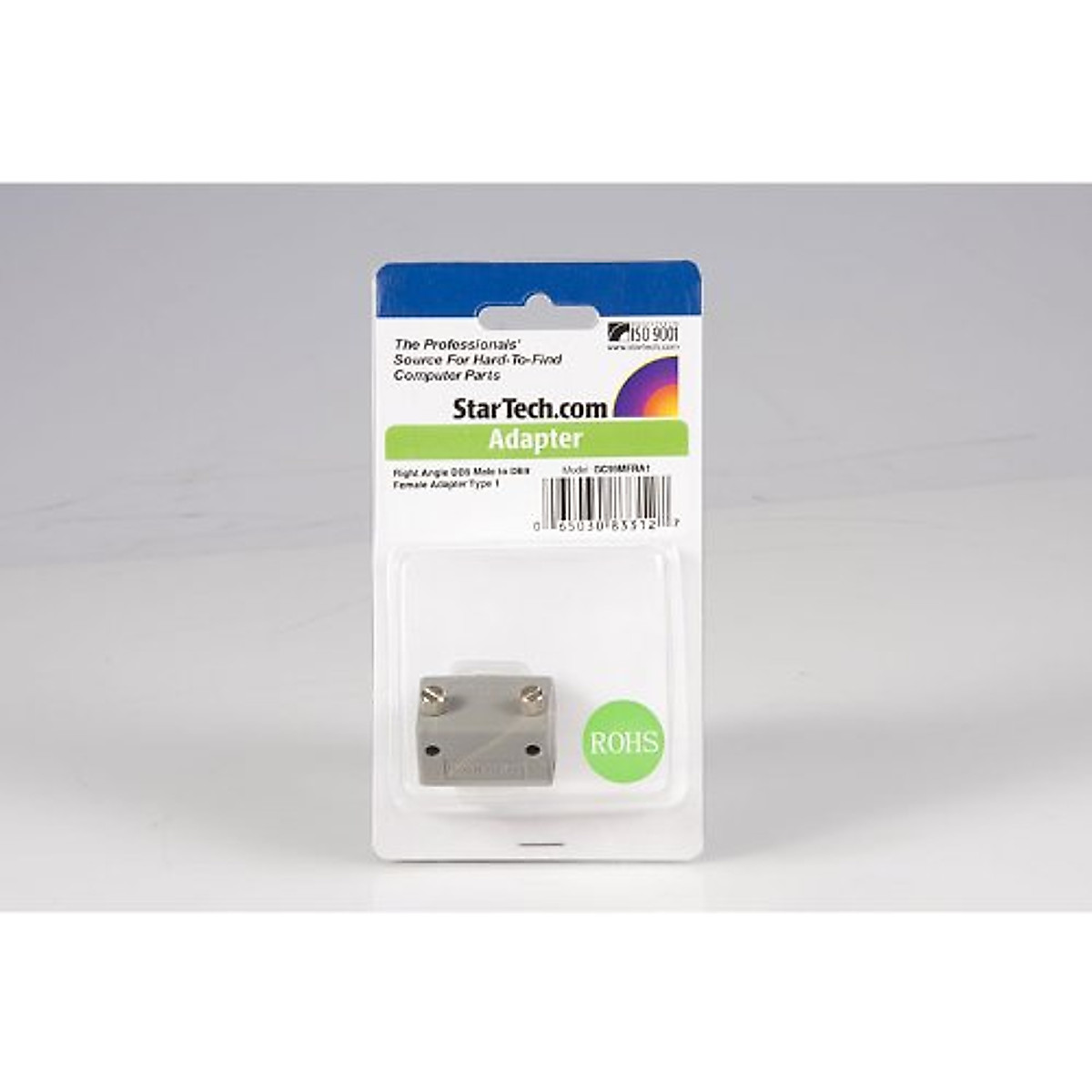 StarTech.com Right Angle DB9 to DB9 Serial Cable Adapter Type 1 - M/F - Serial adapter - DB-9 (M) to DB-9 (F) - GC99MFRA1