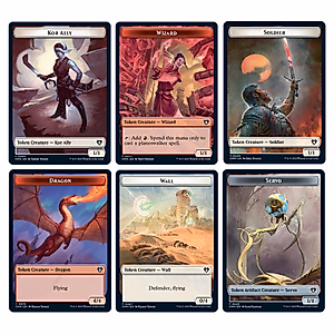 Magic: The Gathering Commander Masters Commander Deck - Planeswalker Party (100-Card Deck, 2-Card Collector Booster Sample Pack + Accessories)