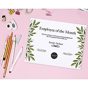 48 Pack Leaf Themed Stationery Writing Paper Set, Letter Size (8.5 x 11 In)