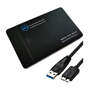 Everything But Stromboli Kingston 240GB A400 SSD 2.5" SATA 3.0 Internal Solid-State Drive (SA400S37/240G) Bundle with (1) SSD/HDD Enclosure USB 3.0