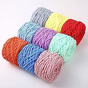 100g/ball Chenille Velvet Yarn Cotton Baby Wool DIY Hand Knitted Sweater Knitting Wool Thick Warm Crochet Knitting Yarns