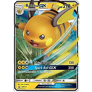Pokemon - Raichu GX - SM213 - Black Star Promo - Ultra Rare