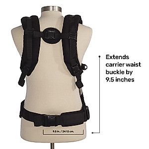 LÍLLÉbaby 6-in-1 Baby Carrier Waist Belt Extension Buckle, Black