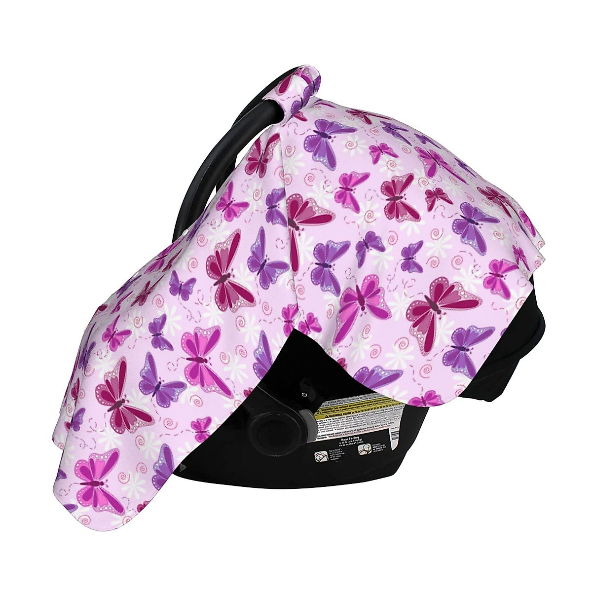 Butterfly Car Seat Cover for Baby in Winter Summer, Nursing Cover for Mom Butterfly Baby Stuff for Baby Girl Boy